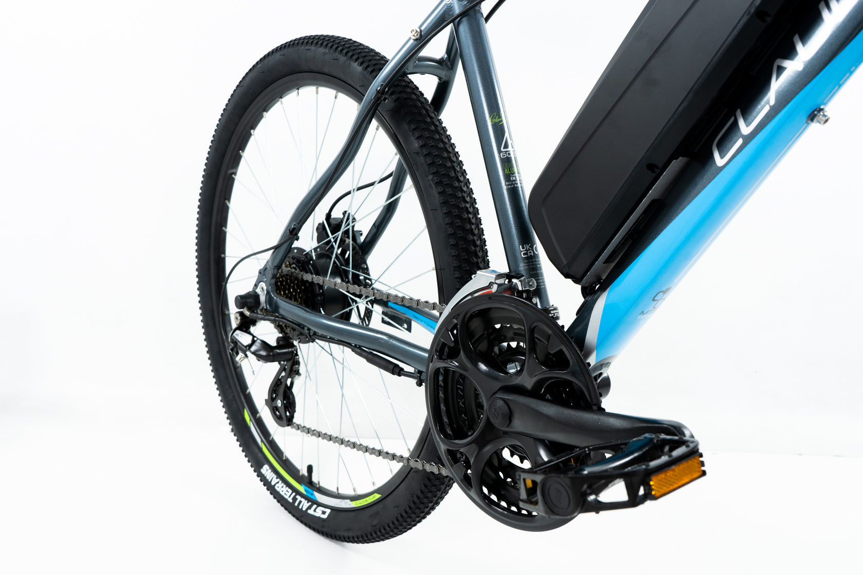 CLAUD BUTLER Haste-E-Electric Bike-Mountain-Grey-Red-ET Bikes-641018